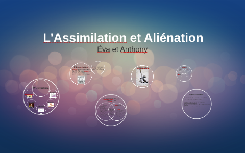 L'Assimilation et Alienation by Éva Edelson on Prezi