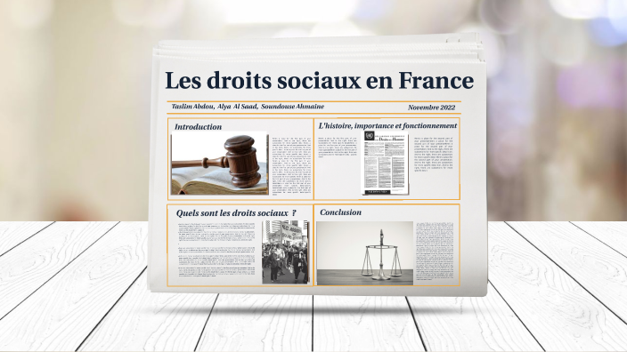 Les Droits Sociaux En France By Taslim Abdou On Prezi
