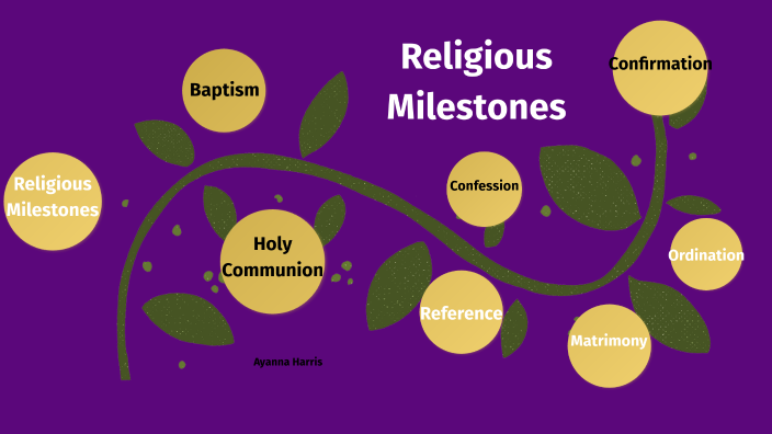 Religious Milestones by Ayanna Harris on Prezi