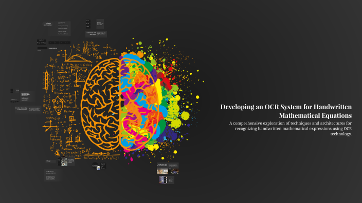 Developing an OCR System for Handwritten Mathematical Equations by ...