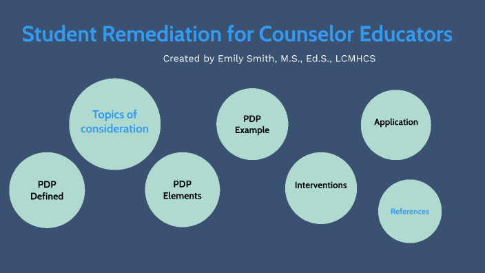 Student Remediation for Counselor Educators by Emily Smith on Prezi