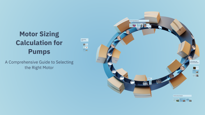 Motor Sizing Calculation for Pumps by EandM Jhanjra on Prezi