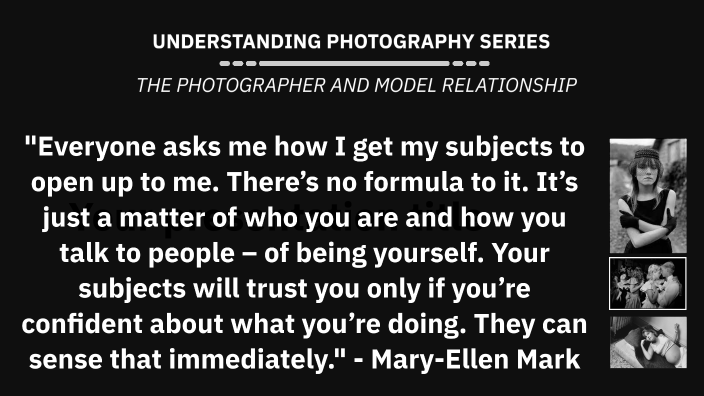 The Photographer and Model Relationship_Understanding Photo Series by ...