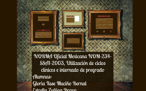 NORMA Oficial Mexicana NOM-234-SSA1-2003, Utilización de cic by Gloria Ilsse Muciño Bernal on Prezi