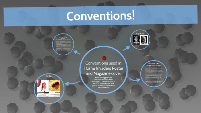 Conventions used in Home Invaders Poster and Magazine cover by Mason ...