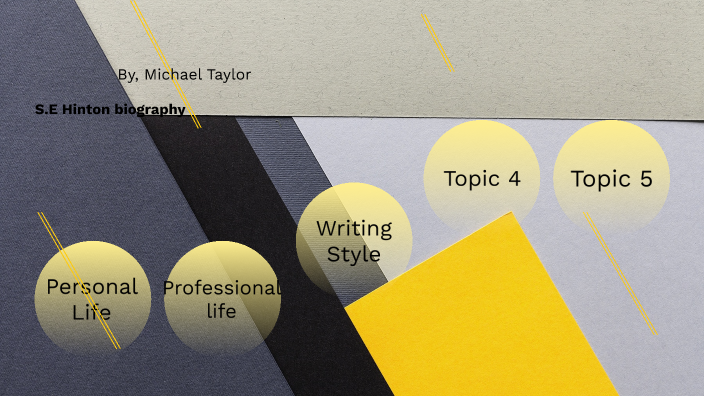 S.E Hinton biography by Michael Taylor on Prezi