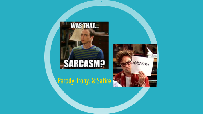 Sarcasm, Parody, Irony, & Satire by Kaye Davies on Prezi