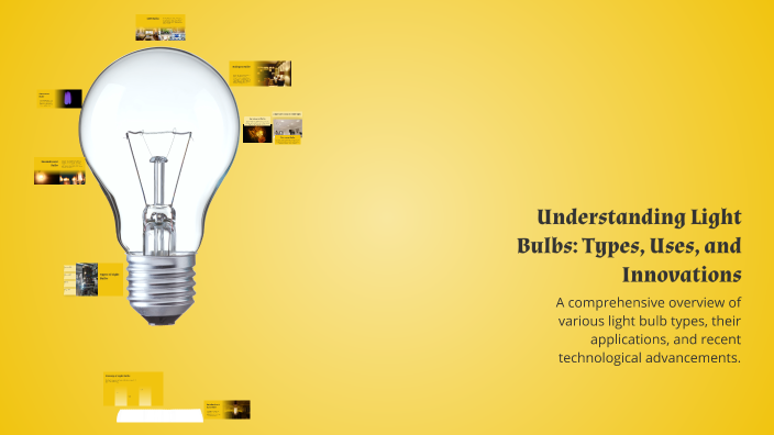 Understanding Light Bulbs: Types, Uses, and Innovations by PATRYK ...