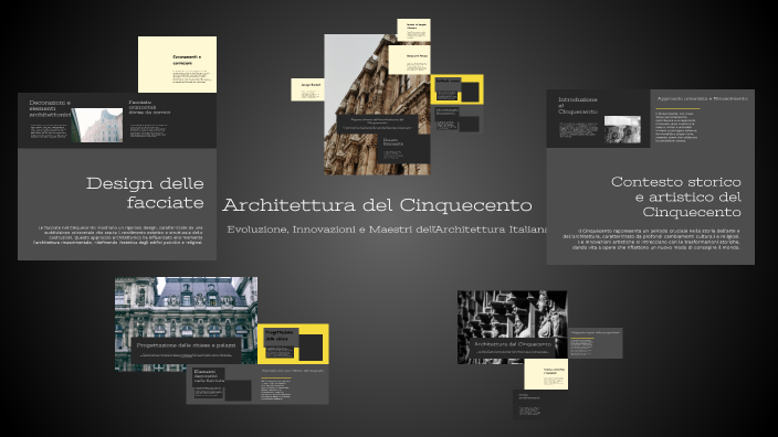 Architettura del Cinquecento by marcello ronca on Prezi
