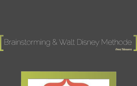 Brainstorming/Walt Disney Methode by Anna Krümelnonster on Prezi