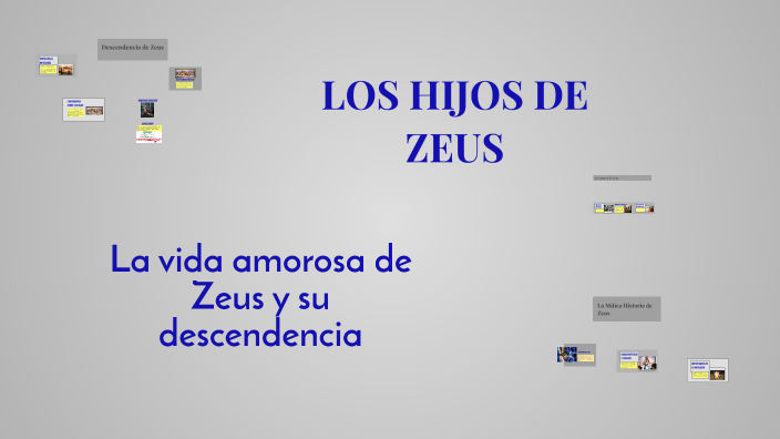LOS HIJOS DE ZEUS by Begoña Díaz on Prezi