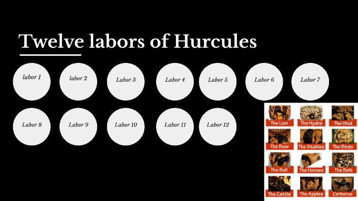 The 12 labors of Hercules by Aaron Ferguson on Prezi