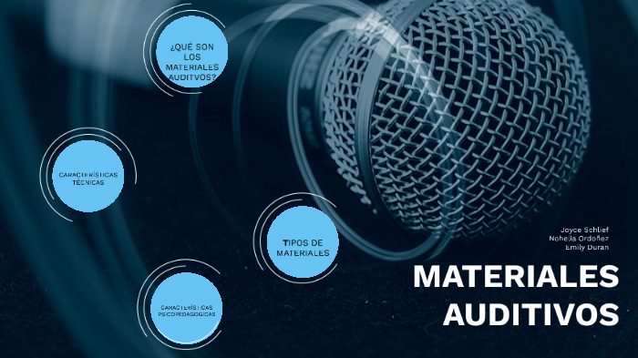 Materiales Auditivos by emily duran on Prezi