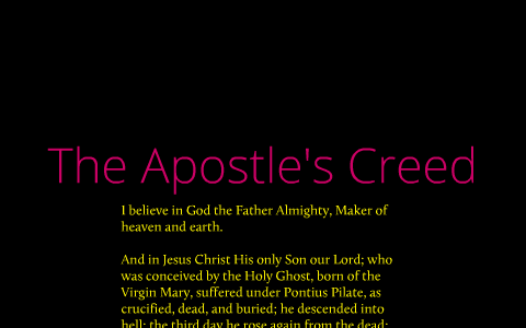 Apostle's Creed World Religions by Tegan Weaver on Prezi
