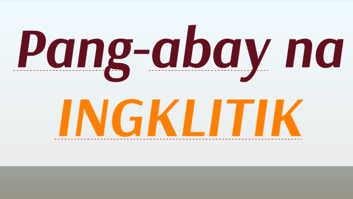 INGKLITIK by Paolo Rosanes on Prezi