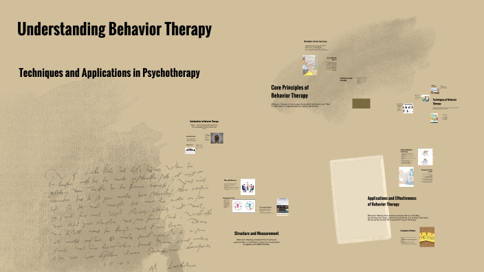 Understanding Behavior Therapy by 筱晴 黃 on Prezi