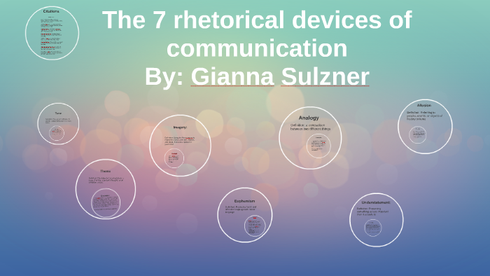 The 7 rhetorical devices of communication by Gianna Sulzner on Prezi