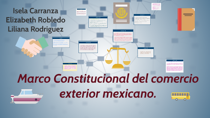 Marco Constitucional del comercio exterior mexicano. by isela carranza ...