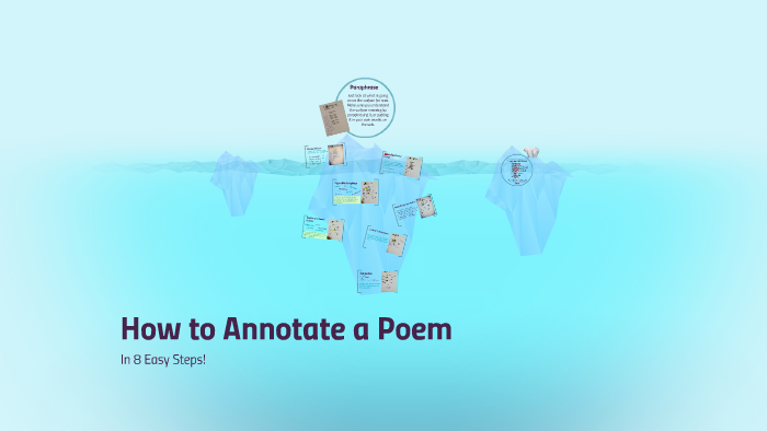 How to Annotate a Poem by L Gosselin on Prezi