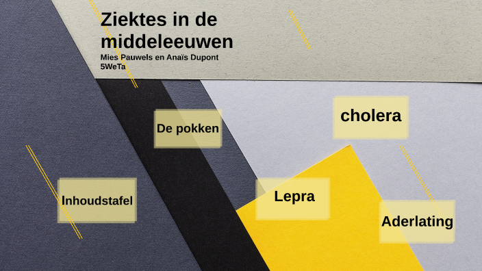 ziektes in de Middeleeuwen by Anaïs Dupont on Prezi