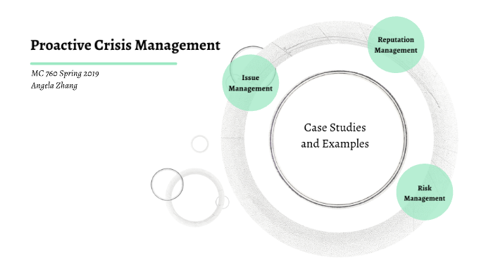 Proactive Crisis Management Case Studies and Examples by Angela Zhang ...