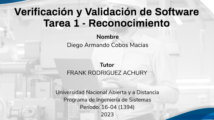 Verificación y Validación de Software by Diego Cobos on Prezi