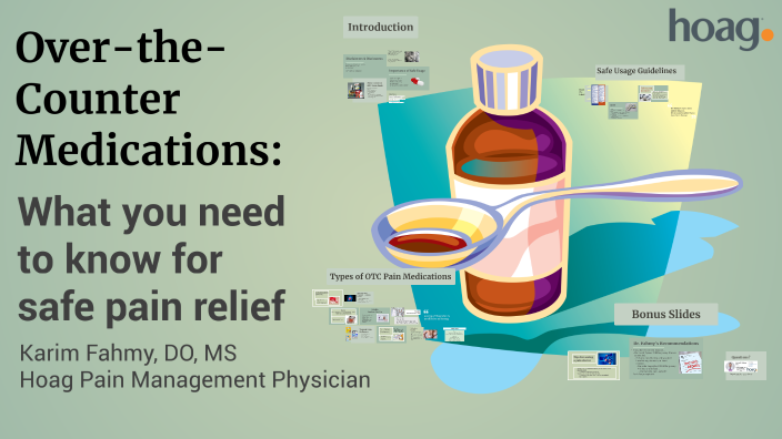 Over-the-Counter Medications for Pain Relief by Karim Fahmy on Prezi