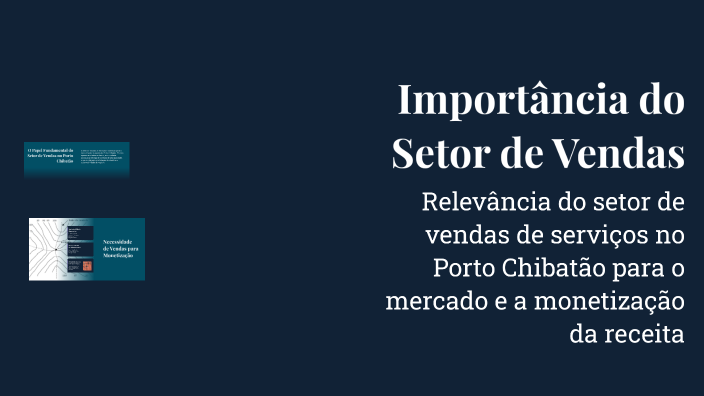 Importância do Setor de Vendas by ERIC UCHOA on Prezi