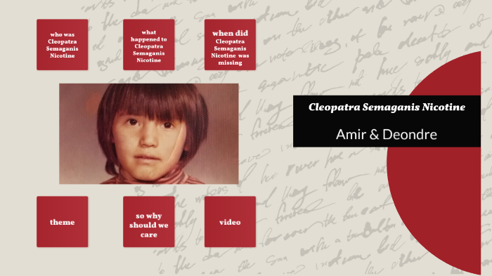 Cleopatra Semaganis Nicotine by Amir Rahim - David Suzuki SS (2662) on ...