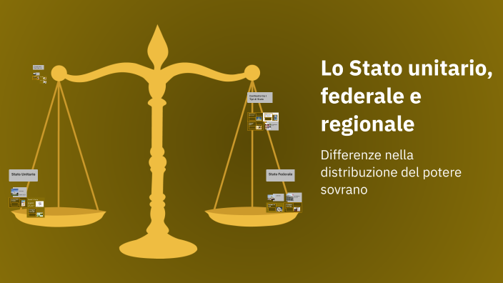 Lo Stato unitario, federale e regionale by Silvana LOVASCIO on Prezi