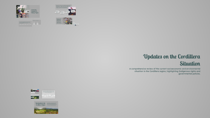 Updates on the Cordillera Situation by Cordillera Peoples Alliance on Prezi