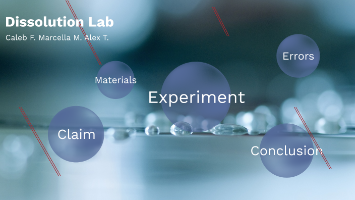 Dissolution Lab by Caleb Froehlich on Prezi