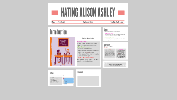 HATING ALISON ASHLEY by Elise Ralph on Prezi