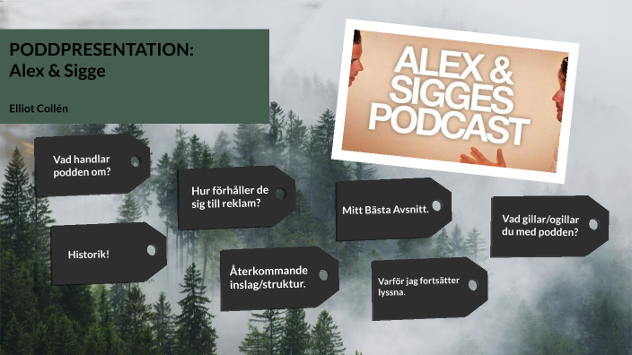 Alex och Sigge poddpresentation by Elliot Collén on Prezi