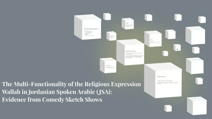 The Multi-Functionality of the Religious Expression Wallah in Jordanian ...