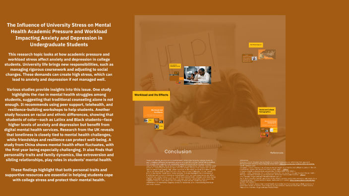 The Influence of University Stress on Mental Health by Jessica Myrie on ...