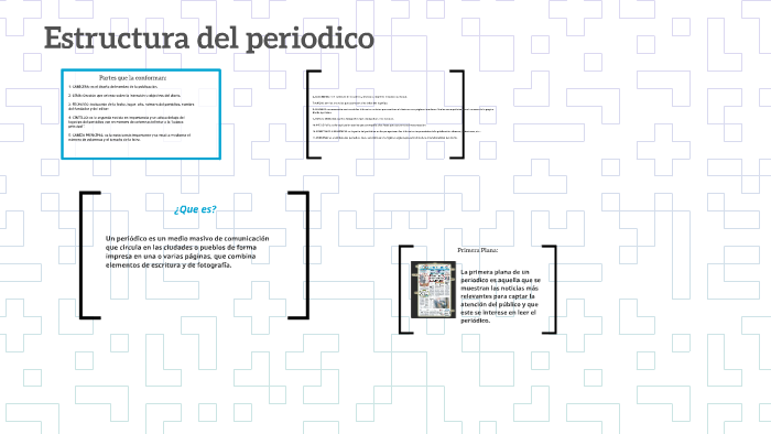 Estructura del periodico by Arturo Zarate on Prezi