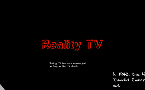 ACP - Reality TV by Gabrielle Henning