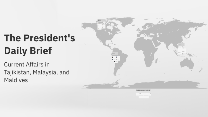 The President's Daily Brief by Paul Dharamraj on Prezi