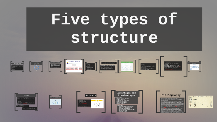 Five types of structre by kajsa lundqvist on Prezi