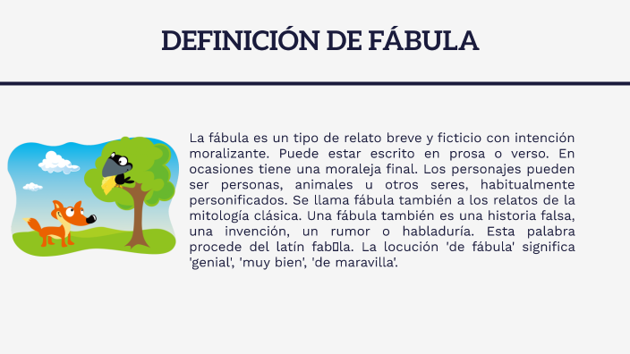 Fábula by Daniel Minchala on Prezi