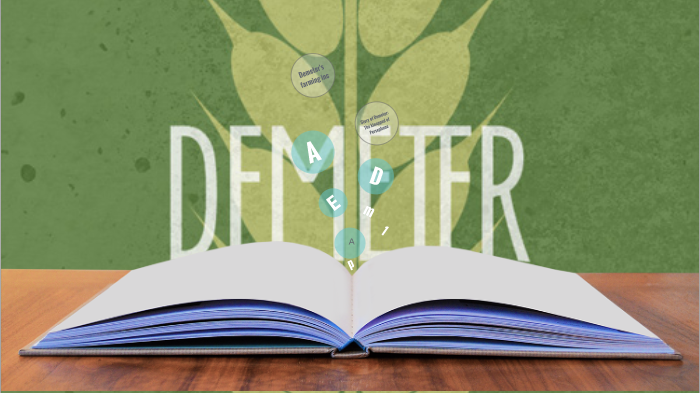 Demeter was called Khrysaoros (Lady of the Golden Blade) after the ...