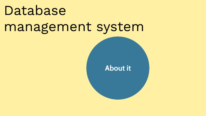 Database management system. by Disa on Prezi