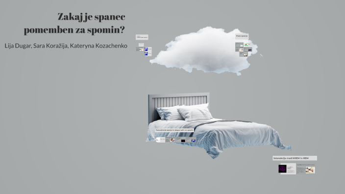Zakaj je spanec pomemben za spomin? by Lija Dugar on Prezi