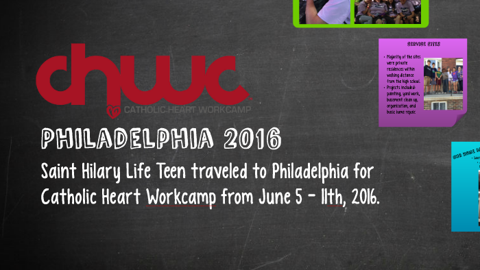 Catholic Heart WorkCamp by Mary Bacher on Prezi