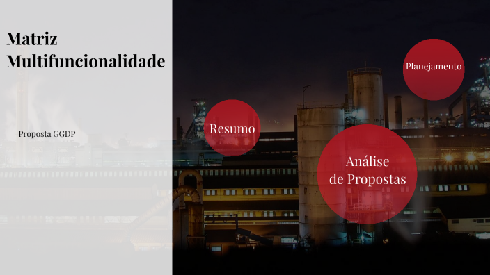 Matriz Multifuncionalidade By Ludmilla Caetano De Souza Menezes On Prezi