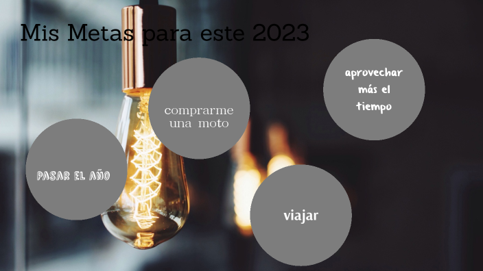 Mis Metas para este 2023 by Juan Sebastian Sanchez on Prezi