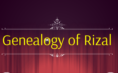 Genealogy of Rizal by Eleuteria Gasoc on Prezi