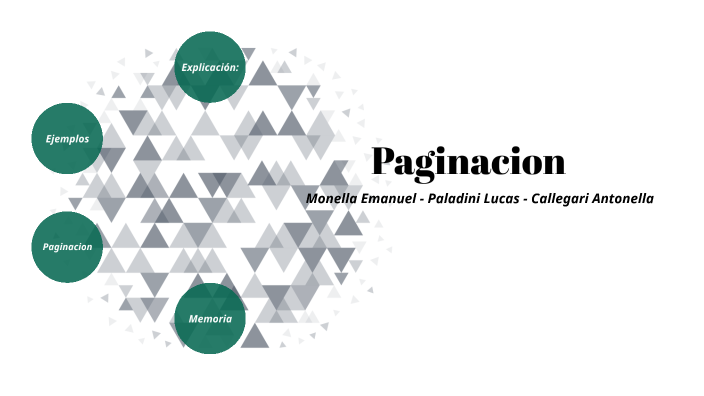Gestion de memoria by Lucas Paladini on Prezi