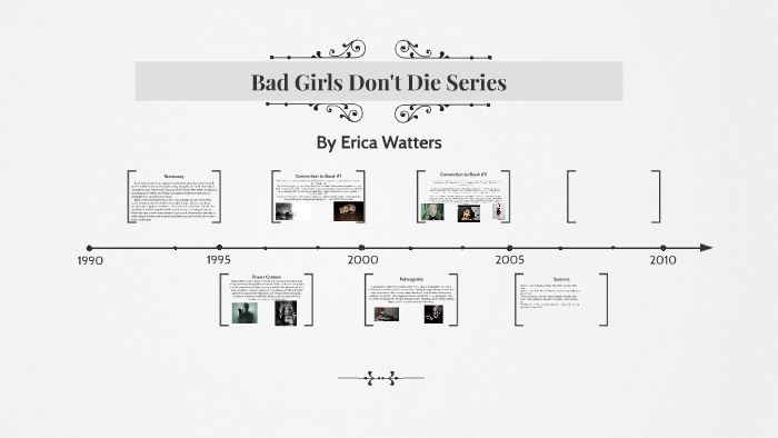 Bad Girls Don't Die Series by Erica Watters on Prezi